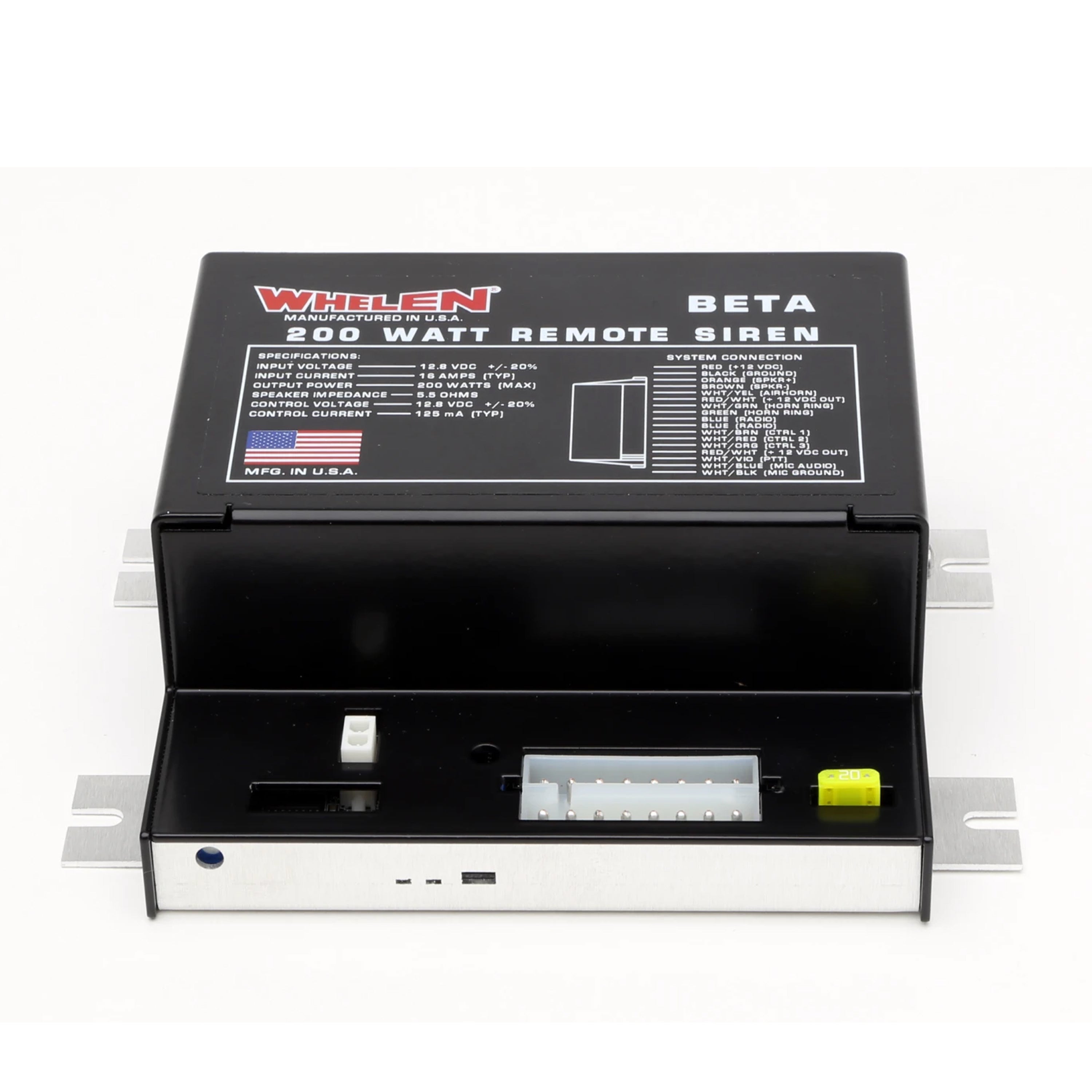 Whelen Beta™ Full Function Remote Siren – K&K Emergency Systems