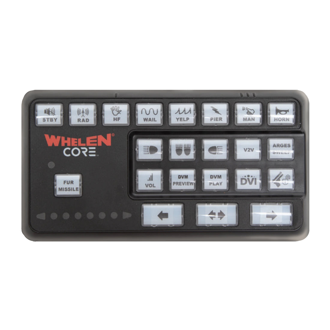 Whelen CenCom Core® WeCanX™ Control Head – K&K Emergency Systems