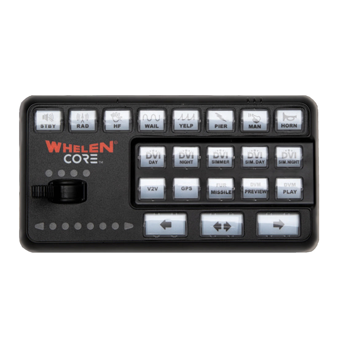 Whelen CenCom Core® WeCanX™ Control Head – K&K Emergency Systems