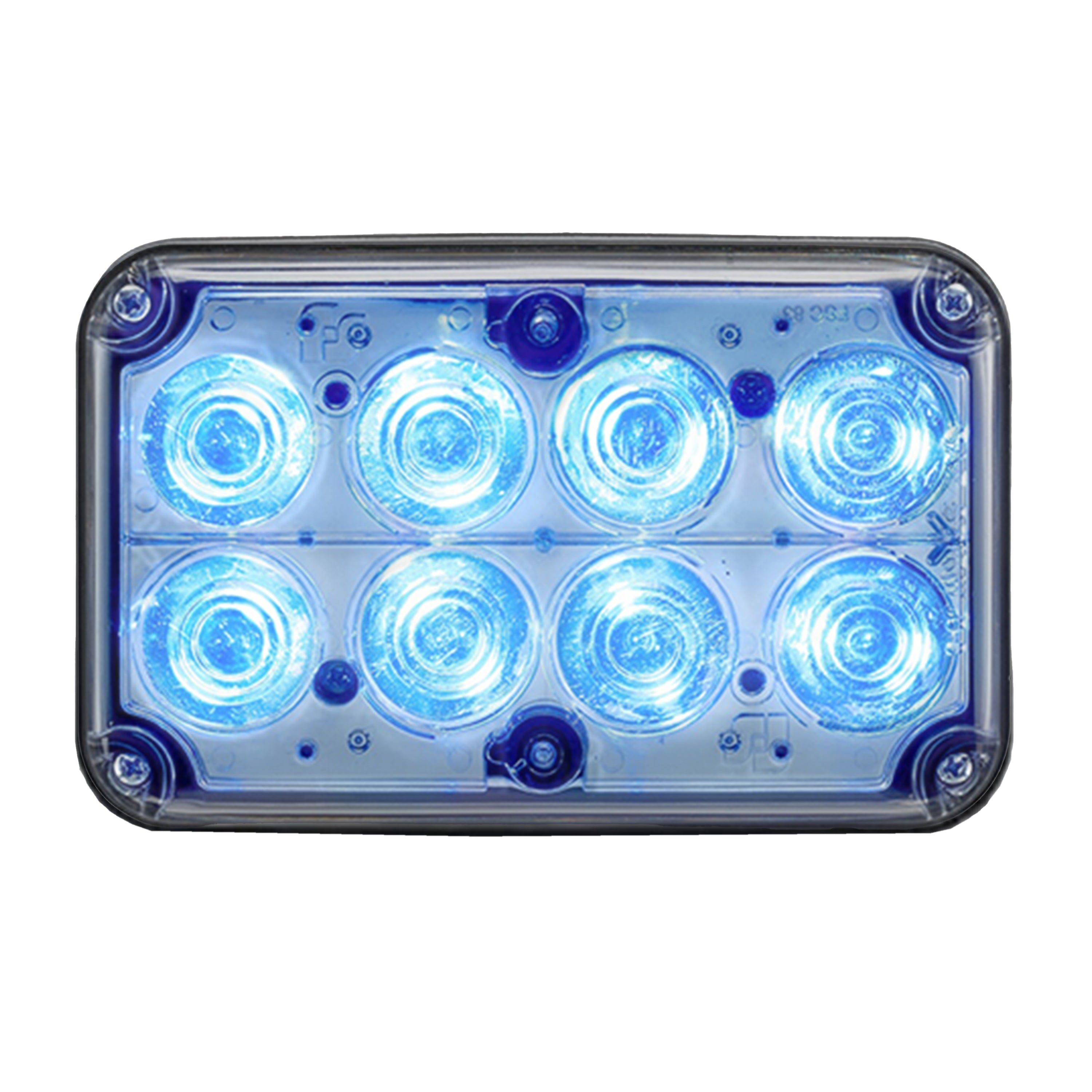 Federal Signal Traffic Clearing light 6X4 Red/Blue Pair – K&K Emergency ...